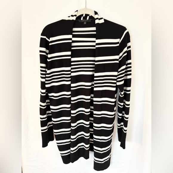 Cyrus | Sweaters | Cyrus Black And White Striped Mens Cardigan | Poshmark